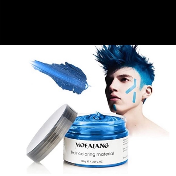Mofajang | Hair | Mofajang Hair Blue Color Wax Unisex Diy Mud Dye Cream ...